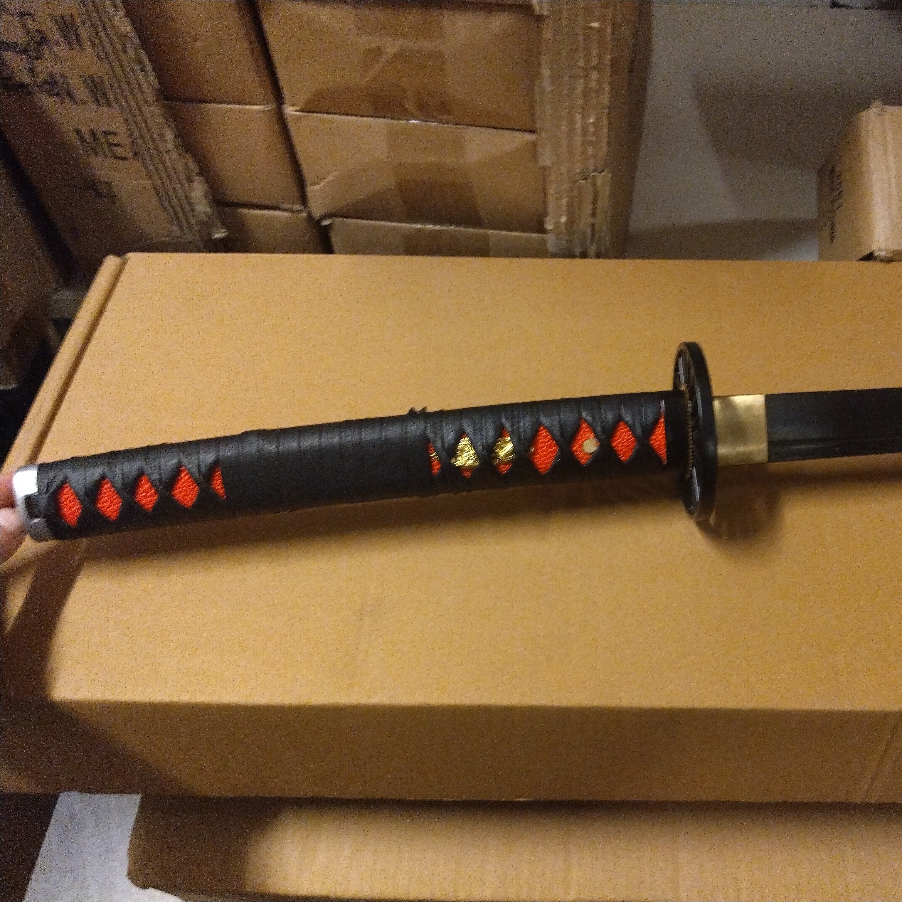 Demon Slayer Tanjiro Water Wheel High Carbon Sword | Anime Armory