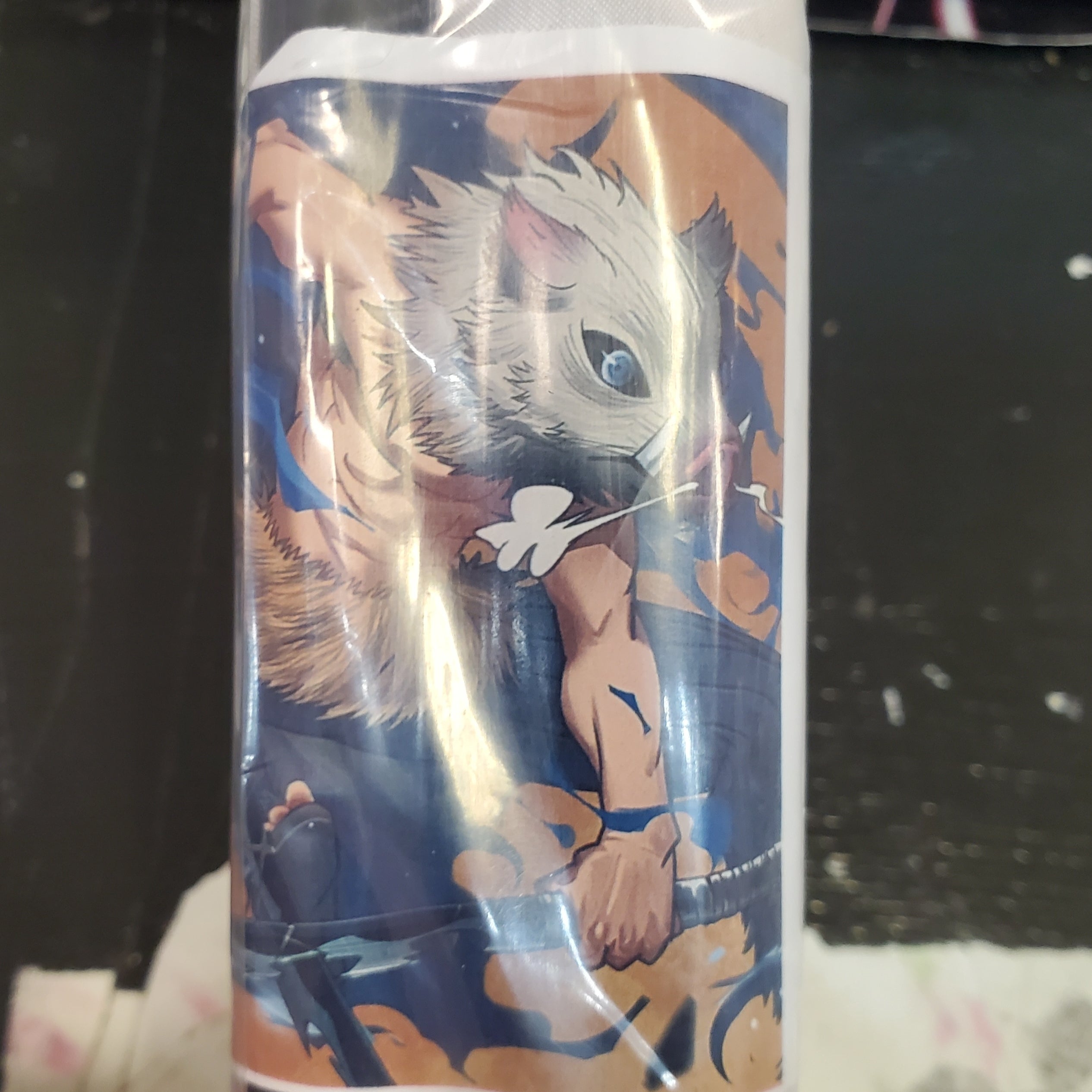 Demon Slayer Inosuke Running Wall Scroll | Anime Armory