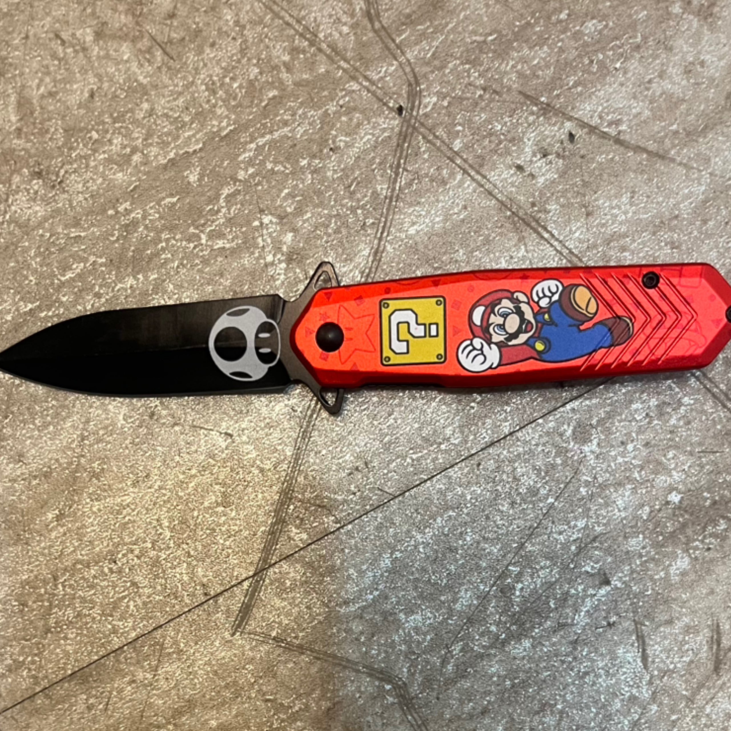 Knife Mario Mushroom level up - Super Mario | Anime Armory